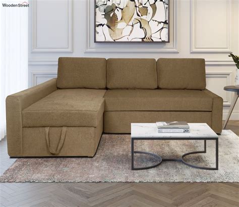 L Shape Sofa Cum Bed Buy L Shape Sofa Cum Bed Online At Best Price Woodenstreet