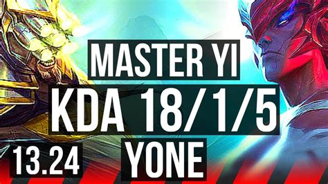 Yi Vs Yone Top 1815 42m Mastery Legendary 6 Solo Kills 600