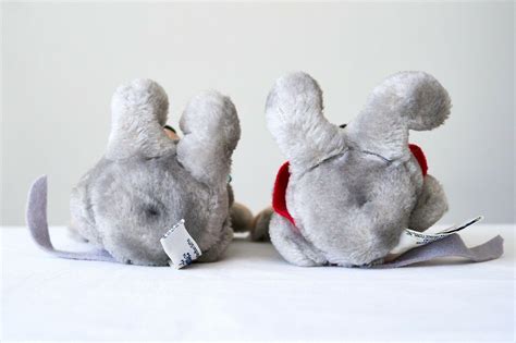 2 Vintage Hanna Barbera Pixie And Dixie Plush Toys 8 Hamilton Ts