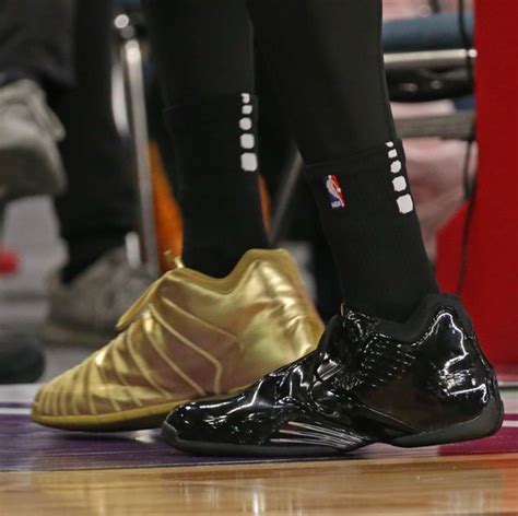 Tracy Mcgrady In Adidas T Mac 3 Gold Black 5
