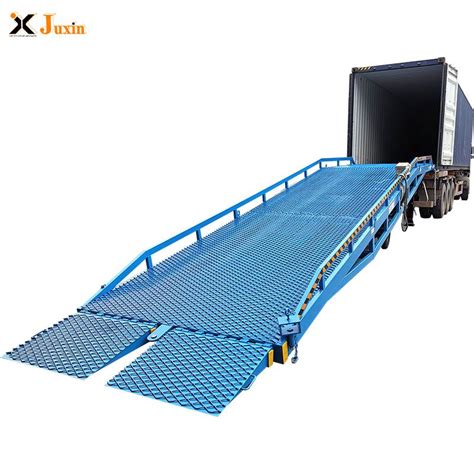 Movable Hydraulic Dock Levelers Loading Yard Ramp Mobile Ramps Forklift Loading Ramp And 15