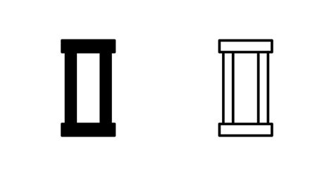 Column Vector Icon 42618417 Vector Art At Vecteezy