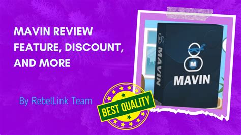 💜Mavin Review, Features, OTO, Discounts, And More.