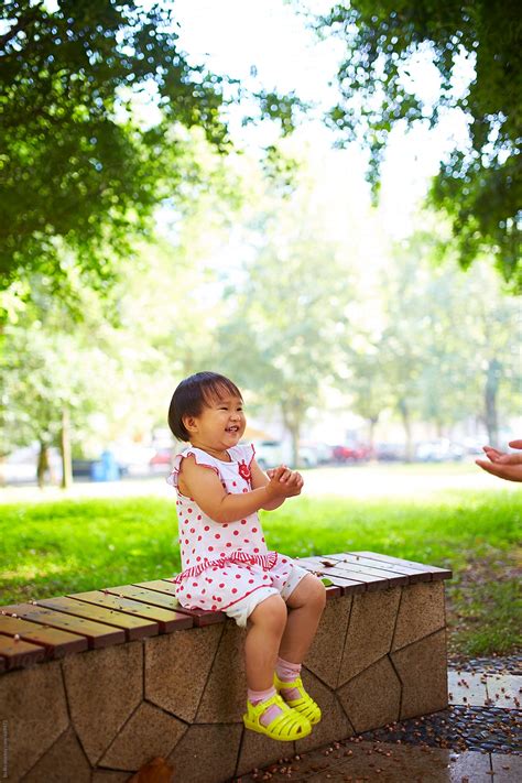 Lovely Little Asian Girl Outdoor By Stocksy Contributor Bo Bo Stocksy
