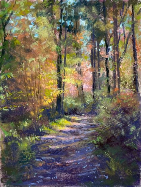 Pin By Bouvier Magalie On Pastels Landscape Painting Tutorial