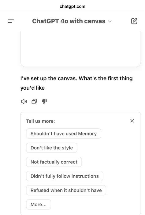 can chatgpt 4o canvas bug report on itself bugs openai developer community