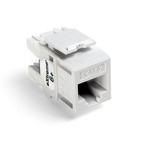 Módulo Conector De Red Rj45 Cat6 Blanco Fullcctv