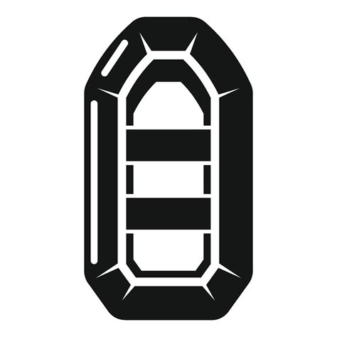 Inflatable Boat Icon Simple Style 14584270 Vector Art At Vecteezy