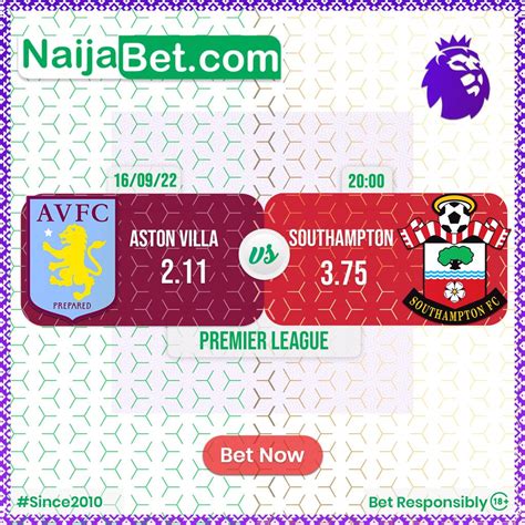 Aston Villa Vs Southampton Sports Nigeria