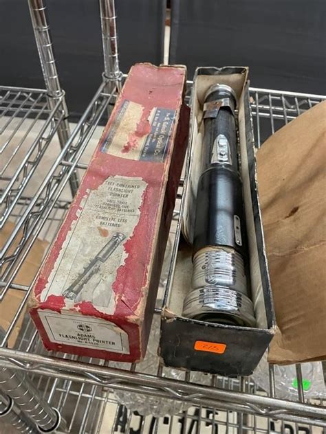 Vintage Adams Flashlight Pointer Live And Online Auctions On