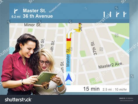 Gps Navigation Directions Location Map Concept Stock Photo 391888864 Shutterstock