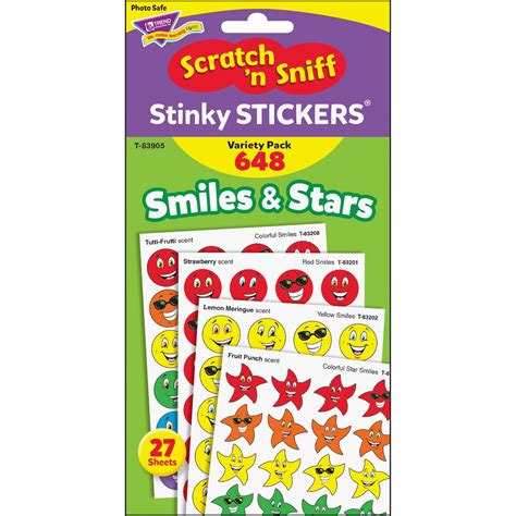Trend Stinky Stickers Jumbo Variety Pack T83905