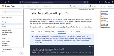 Setting Up Tensorflow With Gpu Cuda A Step By Step Installation