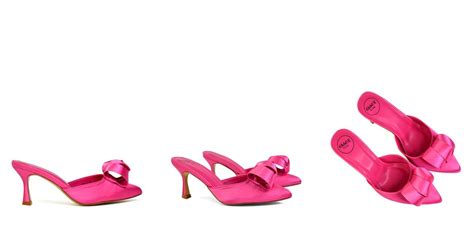 Keri Mid Stiletto Heel Court Shoes In Fuchsia Xy London Silkfred Us