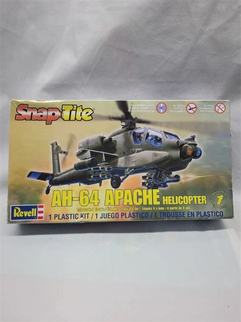 Vintage Revell Ah 64 Apache Helicopter Snap Tite 172 Scale Model Kit £1330 Picclick Uk