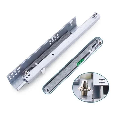 3 fold push to open hidden telescopic rails soft close undermount