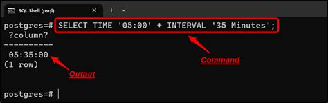 How To Add Minutes To A Time In Postgresql Commandprompt Inc