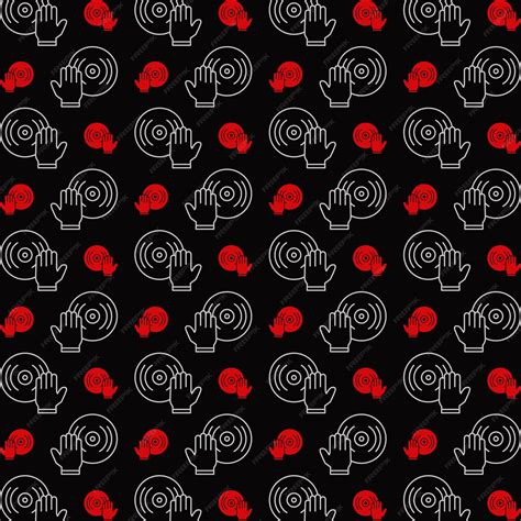 Premium Vector Dj Cassette Repeating Pattern Beautiful Background