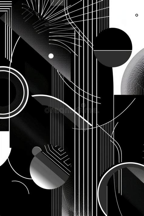 Modern Geometric Art For Home Decor Generative Ai Stock Illustration Illustration Of Home