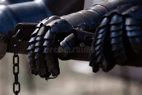 Details Of An Ancient Knight Armour Gloves Made With Steel Santa