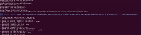 Ros Catkin Make Command Not Found Executing By A Dockerfile