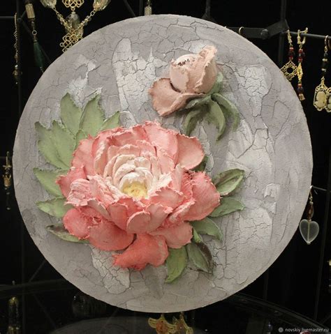 Пион Скульптурная живопись в интернет магазине на Ярмарке Мастеров Нижний Новгород доставка