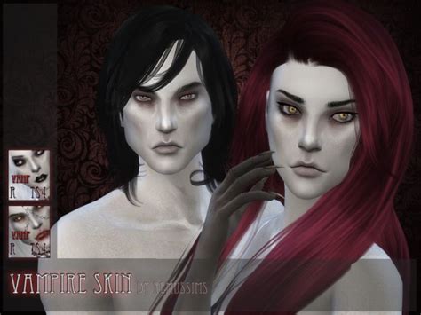 The Sims Resource Vampire Skin Both Genders By Remus Sirion • Sims 4