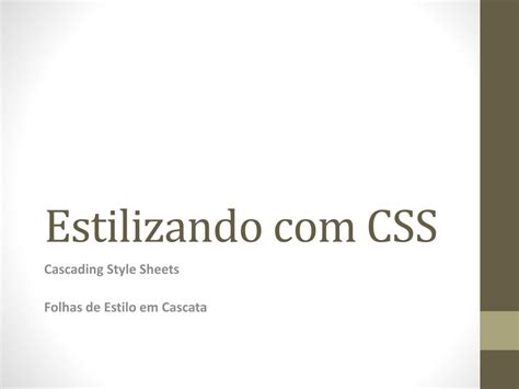 Ppt Estilizando Com Css Powerpoint Presentation Free Download Id
