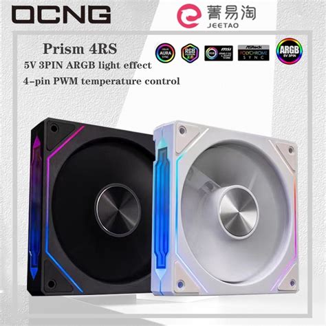 Ocng Prism 4rs Argb Cpu Fan 120mm Infinity Mirror Design 5v 3pin
