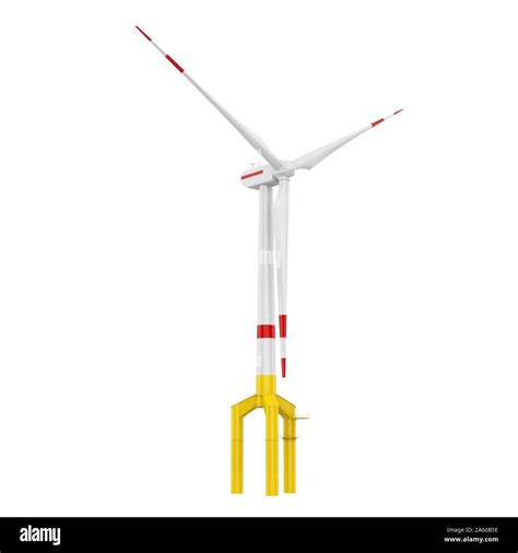 Wind Turbine Isolated Stock Photo Alamy