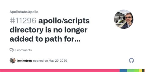 Apolloscripts Directory Is No Longer Added To Path For Userid 1000 · Issue 11296