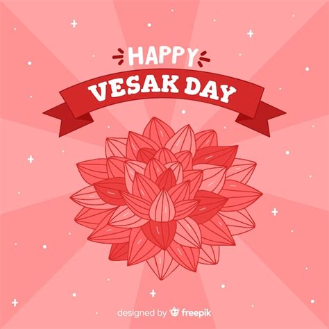 Vesak Tag | Kostenlose Vektor