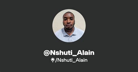 Nshuti Alain Instagram Linktree