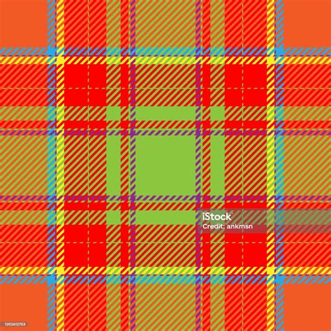Tartan İskoçya Dikişsiz Ekose Desen Vektörü Retro Arka Plan Kumaş