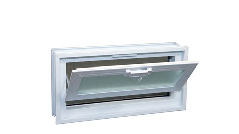 Glass Block Vent 14x8 Vinyl Hopper Vent Tools And Home