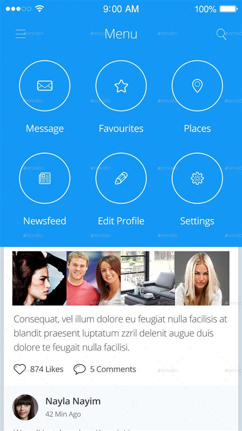 Phone Plus OS Style App UI Templates Web Elements GraphicRiver