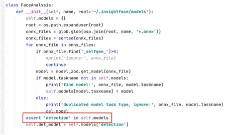 Assertionerror：assert Detection In Selfmodels · Issue 1525