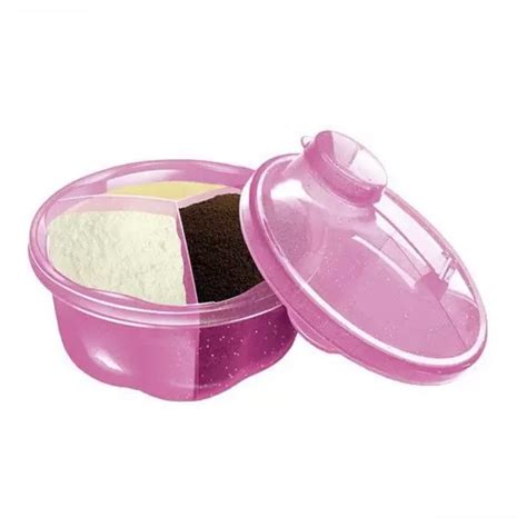 Porta Leite em Pó para bebe divisórias Dosador td Shopee Brasil