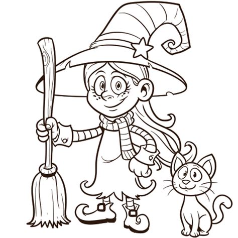 Coloriages Halloween citrouille sorcière squelette vampire