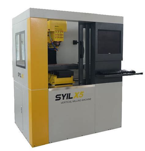 new syil x5plus combo cnc milling machine with 4th axis and integral