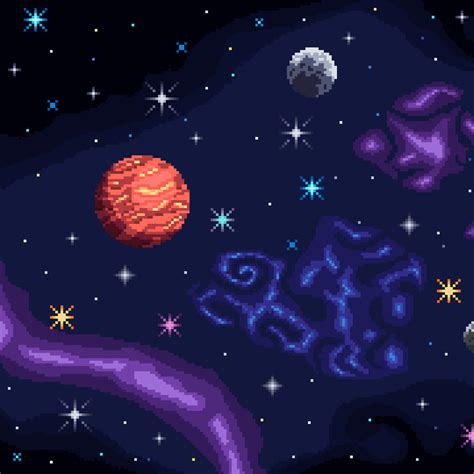 2048x2048 Resolution Artistic Pixel Art Hd Space Ipad Air Wallpaper