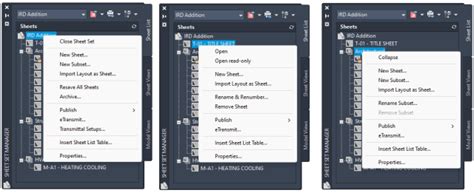 How To Make And Work With Autocad Sheet Sets