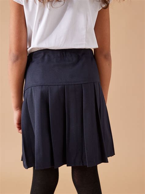 Buy Navy Blue Regular Waist Pleated School Skirts 2 Pack 3 16yrs From