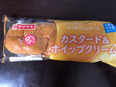 ヤマザキ ブリオッシュロール カスタード＆ホイップクリーム 小説の灯・第二しゅうかつ