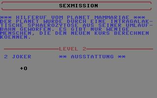 Sex Mission Commodore 64 Game Download Disk Tape Lemon64