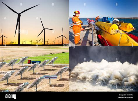 A Renewable Energy Composite Stock Photo Alamy