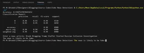 Fake News Detection Using Machine Learning Source Code