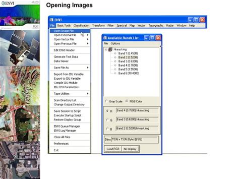 ENVI Basic Function Overview PPT