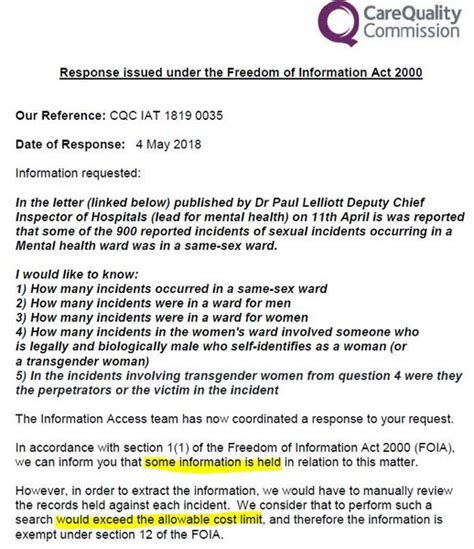 Nhs Confuse Sex And Gender On Advice About The Mental Health Act Mumsnet