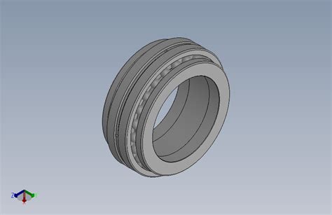 机床主轴用双向推力角接触球轴承234430solidworks 2018模型图纸下载 懒石网